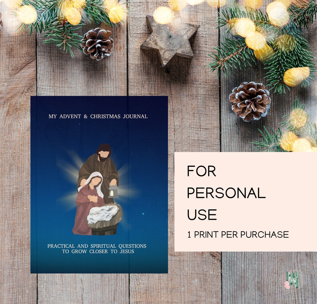 Advent and Christmas Digital Journal Advent Calendar Advent Gift Family ...