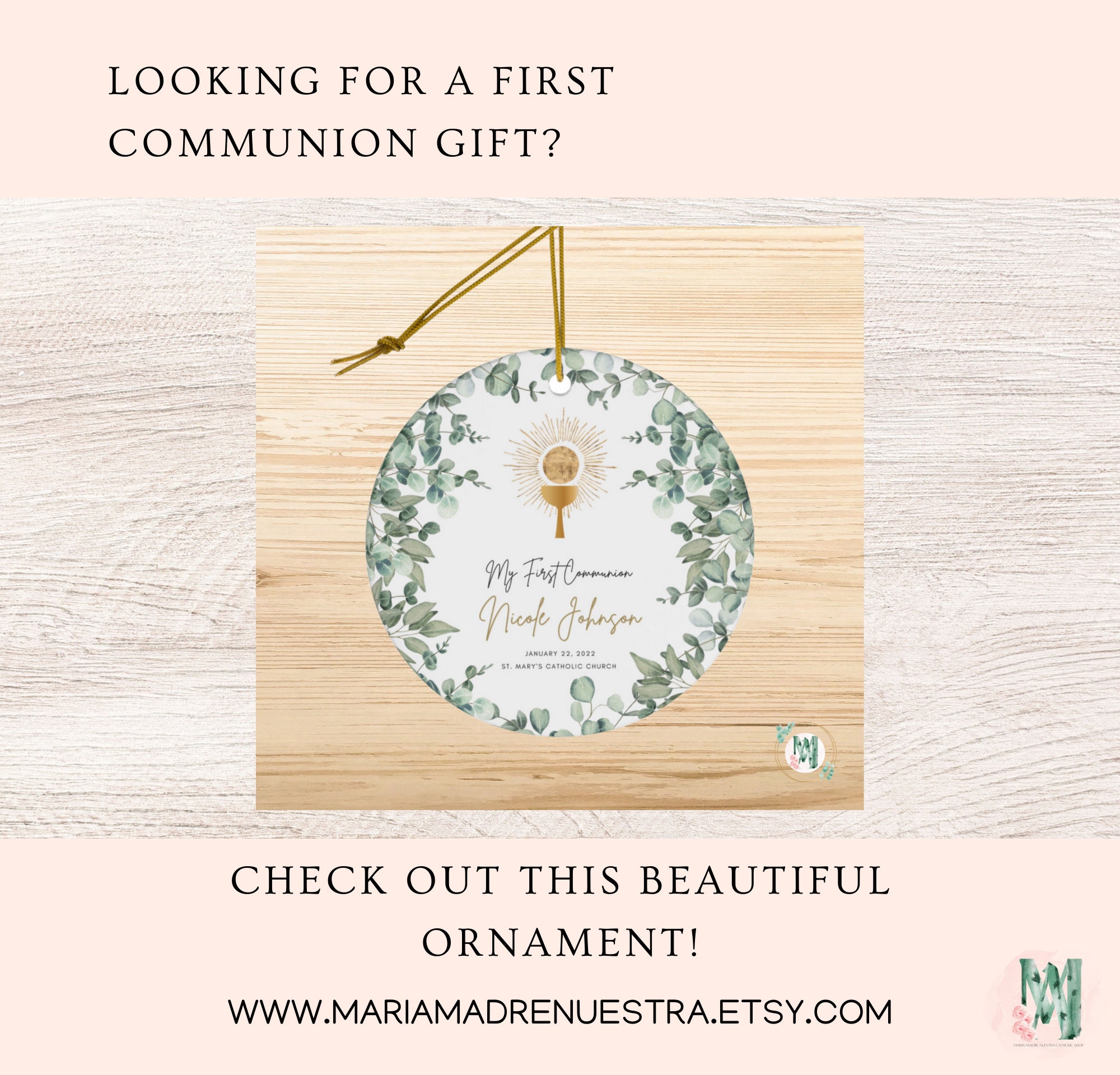 First Communion Bundle. First Communion Digital Save the Date and ...
