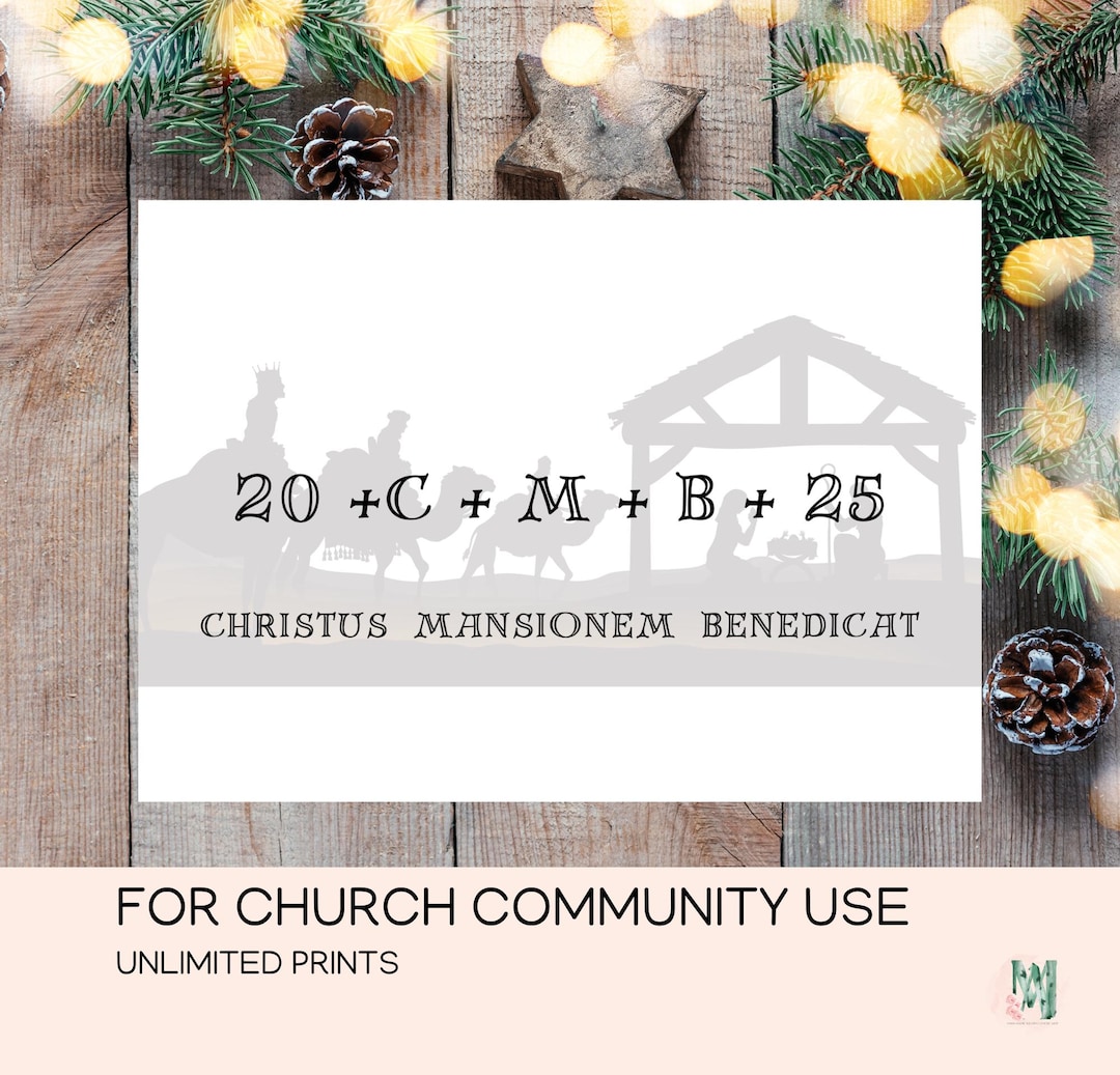 2026 Epiphany Door Blessing Print: Christus Mansionem Benedicat ...