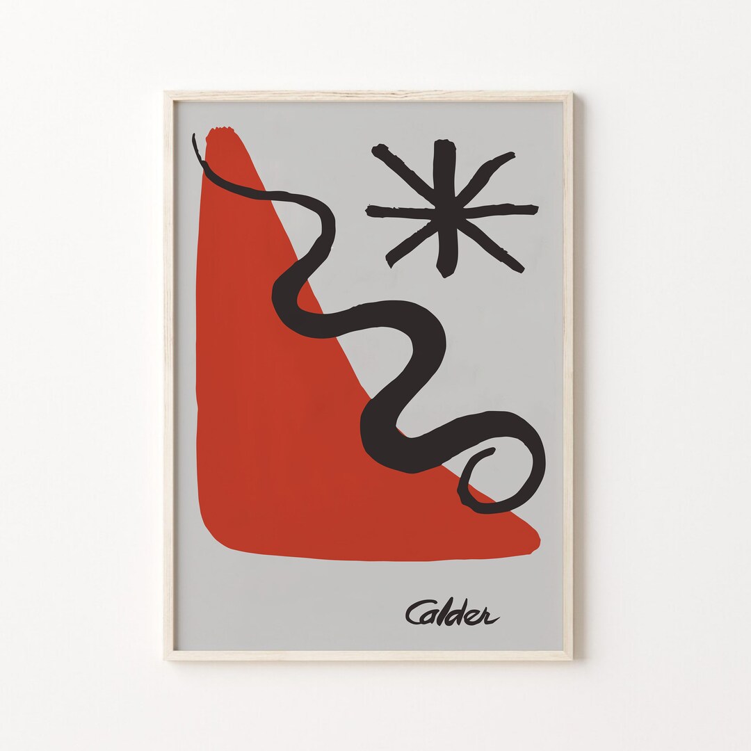 Alexander Calder Print Alexander Calder Poster Modern Wall - Etsy