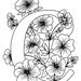 Floral Alphabet Coloring Book - Etsy