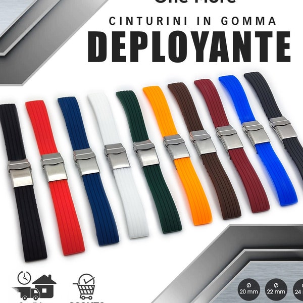 Rubber Strap Deployant Clasp - Etsy