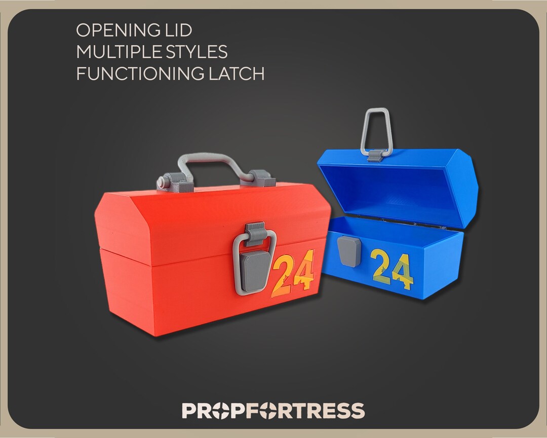 Engineer's Toolbox team Fortress 2/TF2 3D Printed Desk Container Prop ...