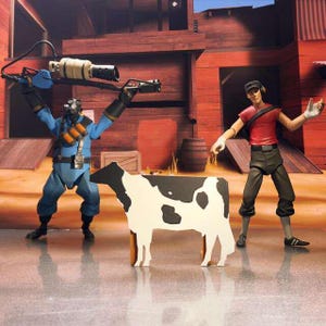 Ctf_2fort Cow Standee: 3D Printed Mini Figure (team Fortress 2/TF2) - Etsy