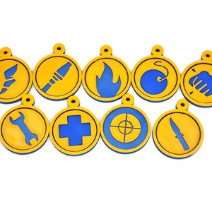 Team Fortress 2/TF2 Class Token Keychains - Etsy