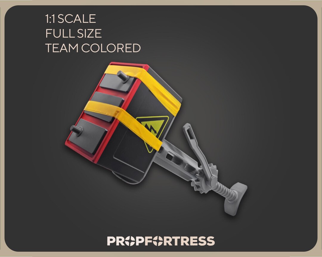 The Powerjack: 3D Printed Pyro Replica Cosplay Prop (team Fortress 2 ...