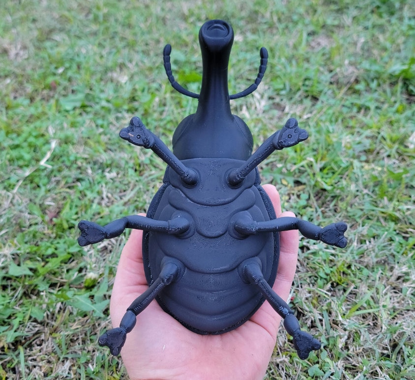 Grounded Weevil: 3D Printed Replica Miniature Bug Figurine - Etsy