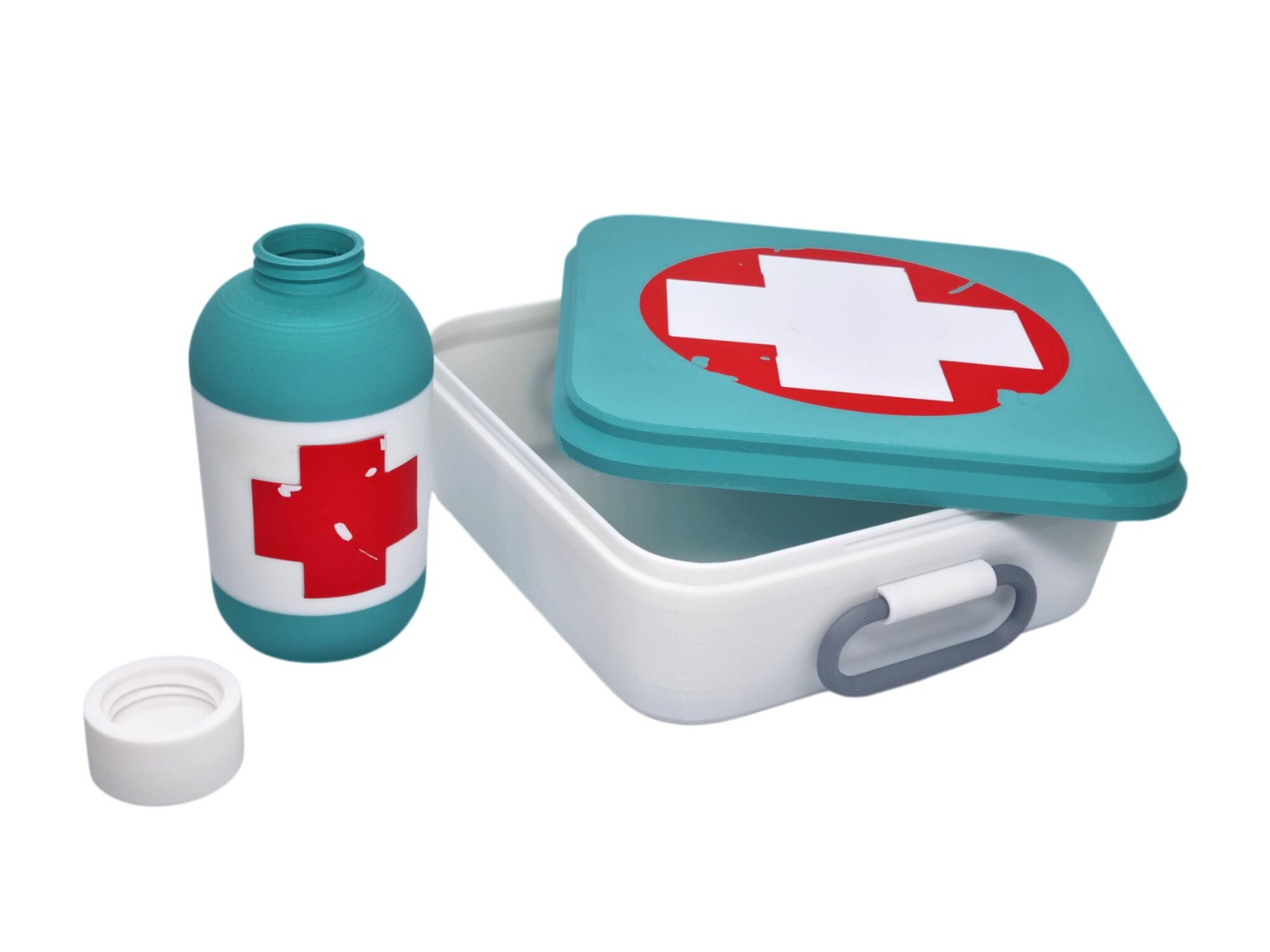 Health Kit Storage Container: 3D Printed Medkit Replica Prop (team ...