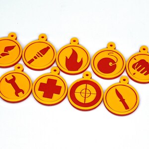 Team Fortress 2/TF2 Class Token Keychains - Etsy