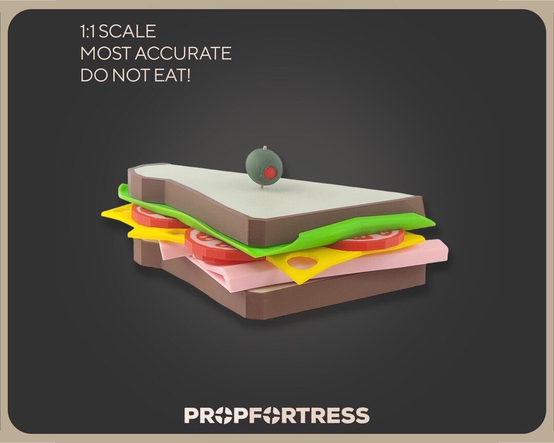 Heavy's Sandvich team Fortress 2/TF2 1:1 Replica / 3D Printed Cosplay ...