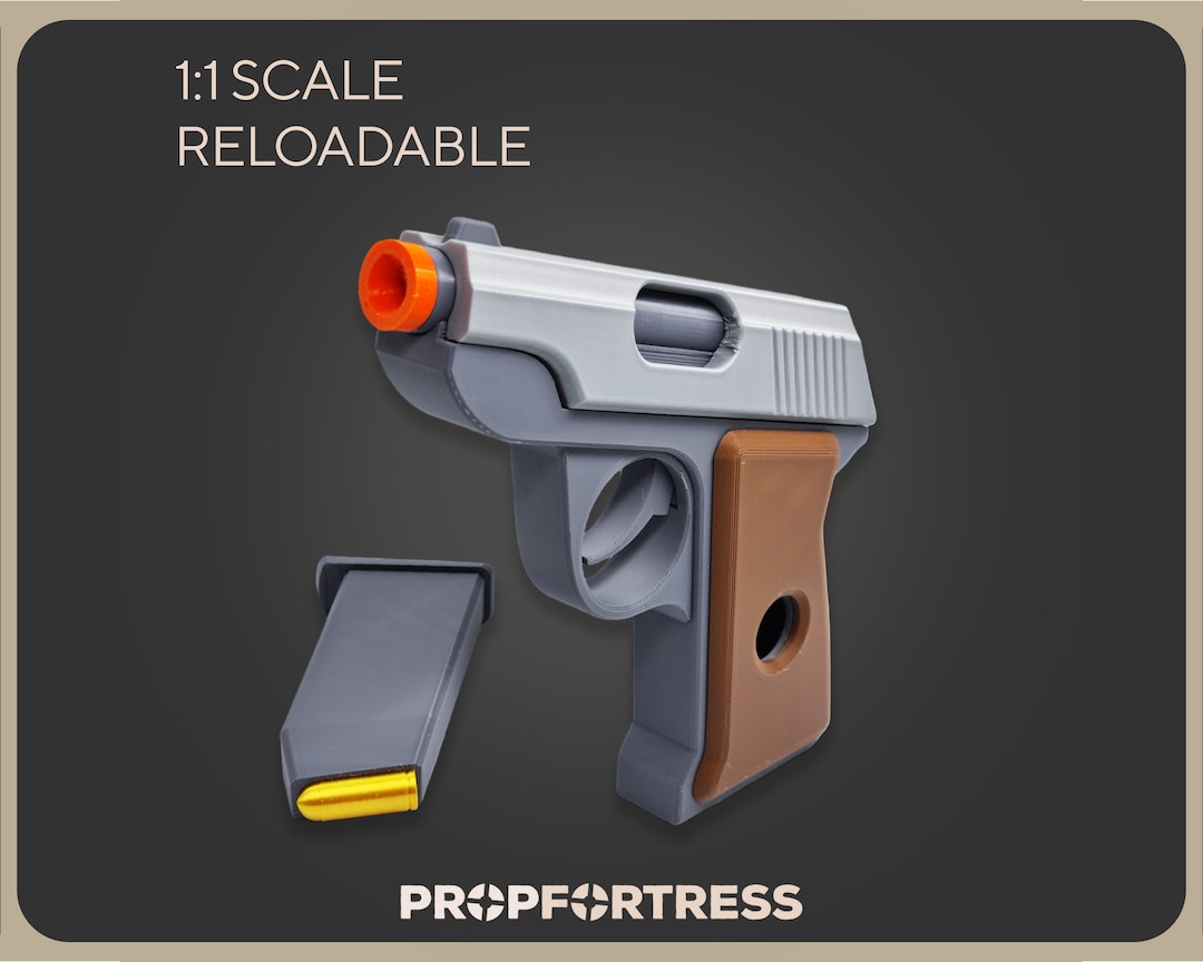 Pistol team Fortress 2/TF2 1:1 Replica / 3D Printed Cosplay Prop Scout ...