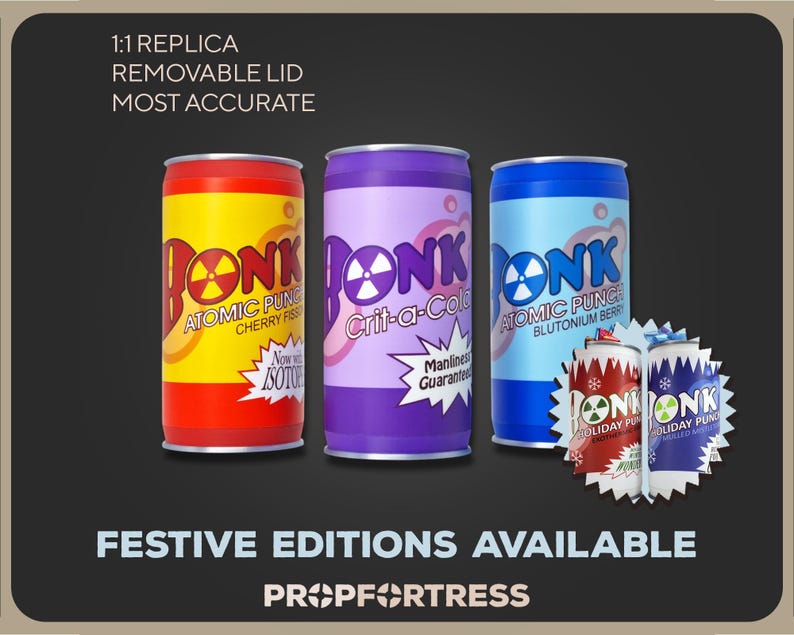 Bonk! Atomic Punch: 3D gedruckte Scout Replika Cosplay Prop (Team ...