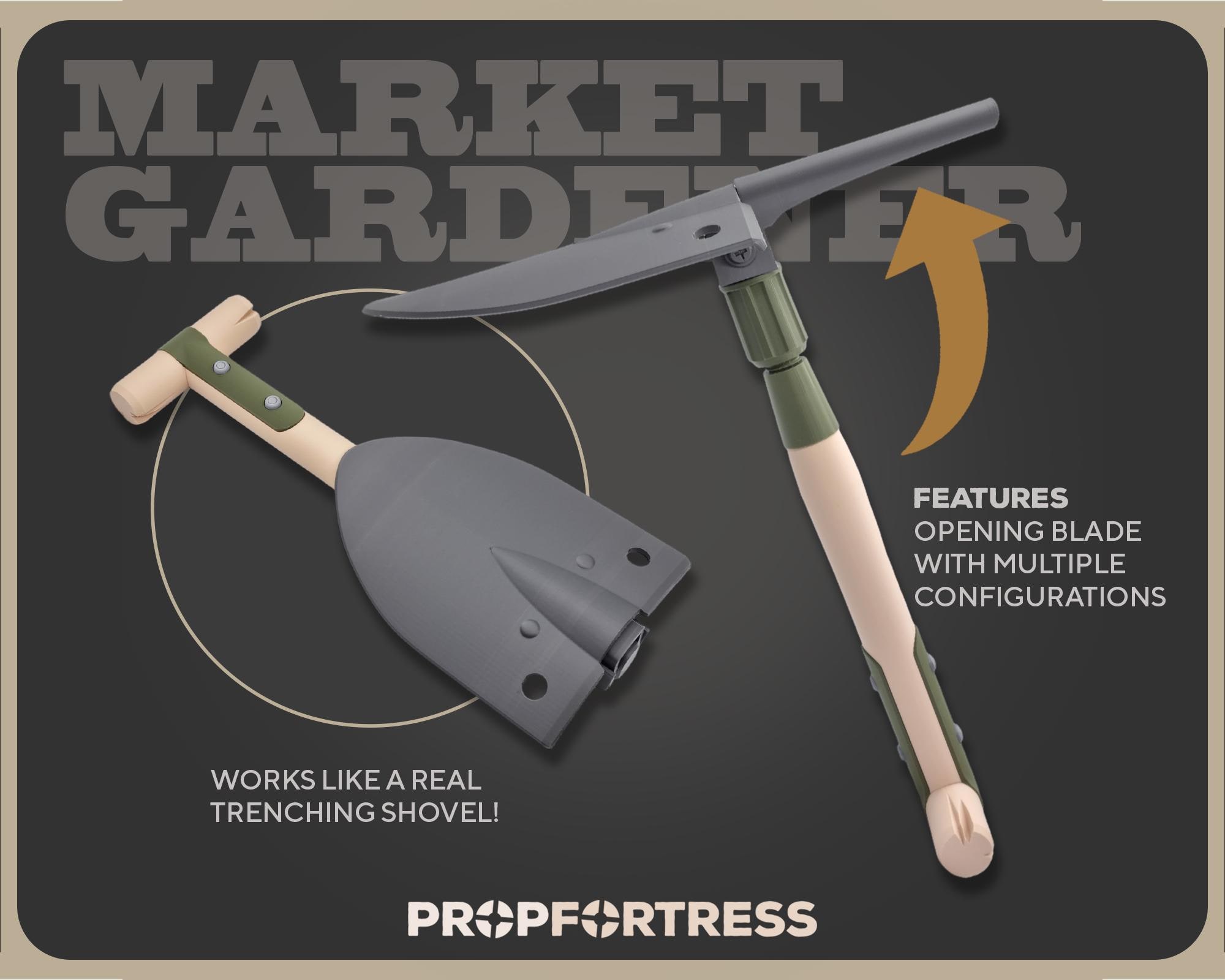Market Gardener: 3D Printed Soldier Replica Cosplay Prop (team Fortress ...