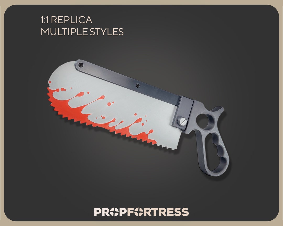 Bonesaw: 3D Printed Medic Replica Cosplay Prop Saw (team Fortress 2/TF2 ...