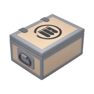 Ammo Box Storage Container - Small/med: 3D Printed Replica Prop (team ...