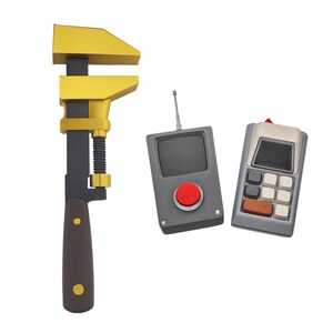 Engineer Stock BUNDLE Wrench + Construction Destroy PDA (team Fortress ...