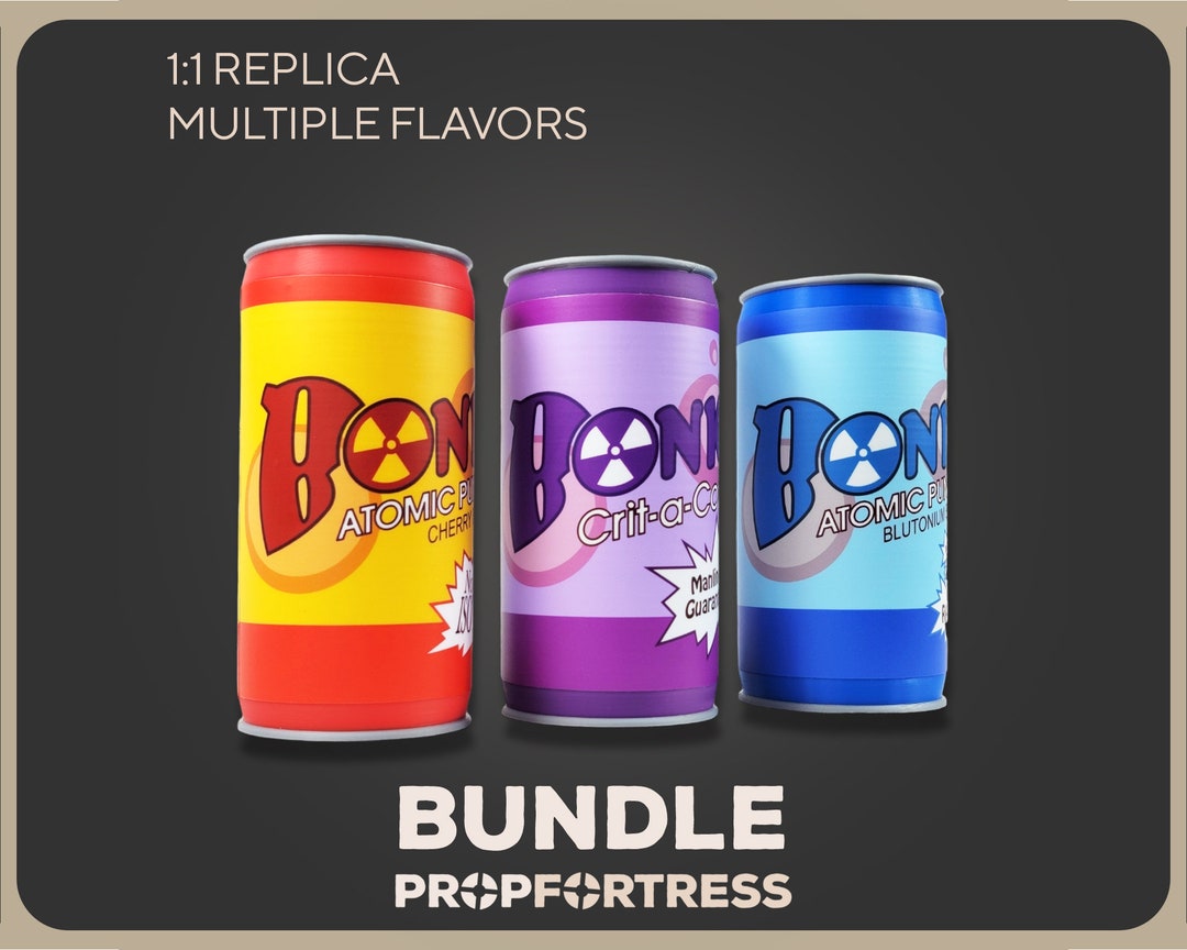 Bonk Atomic Punch & Crit-a-cola team Fortress 2/TF2 1:1 Replica / 3D ...