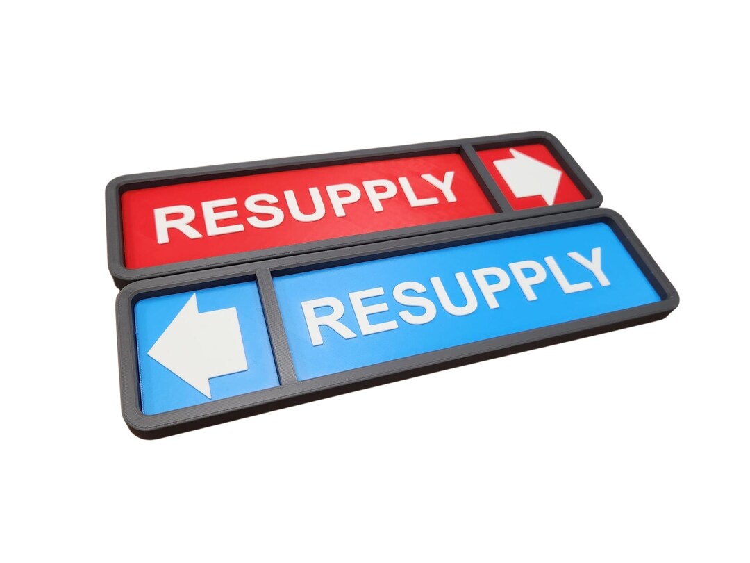 Directional Signs - Intel/control Point/battlements/resupply: 3D ...