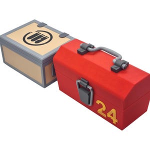 Engineer's Toolbox (team Fortress 2/TF2) 3D Printed Desk Container Prop ...