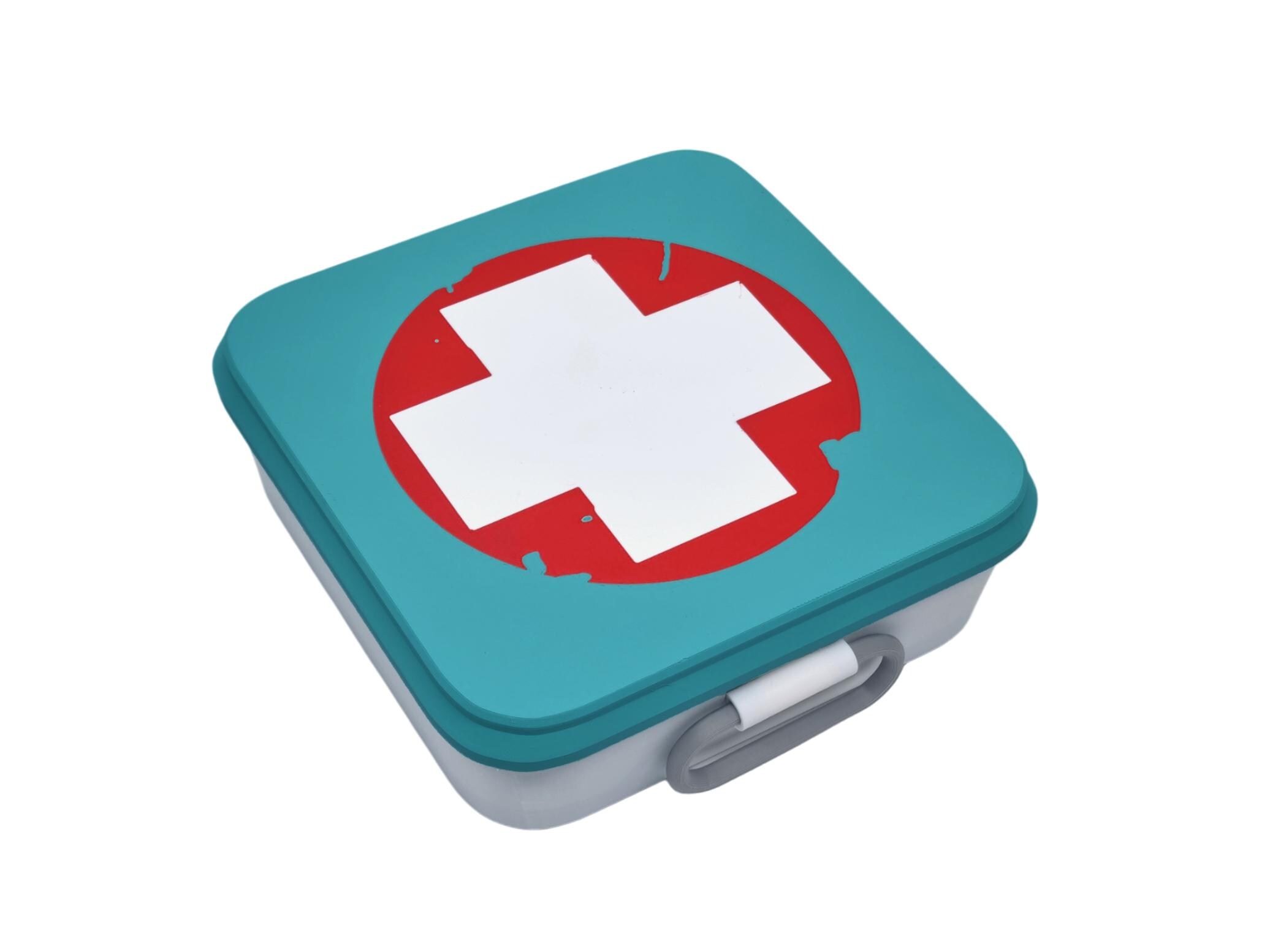 Health Kit Storage Container: 3D Printed Medkit Replica Prop (team ...