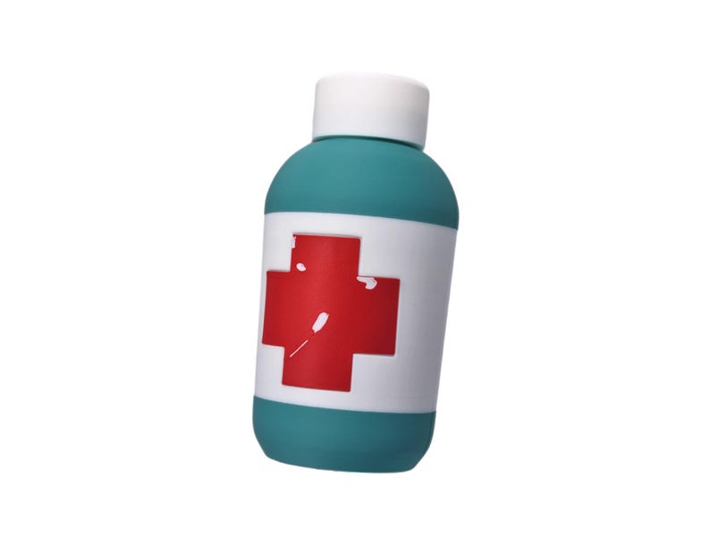 Health Kit Storage Container: 3D Printed Medkit Replica Prop (team ...