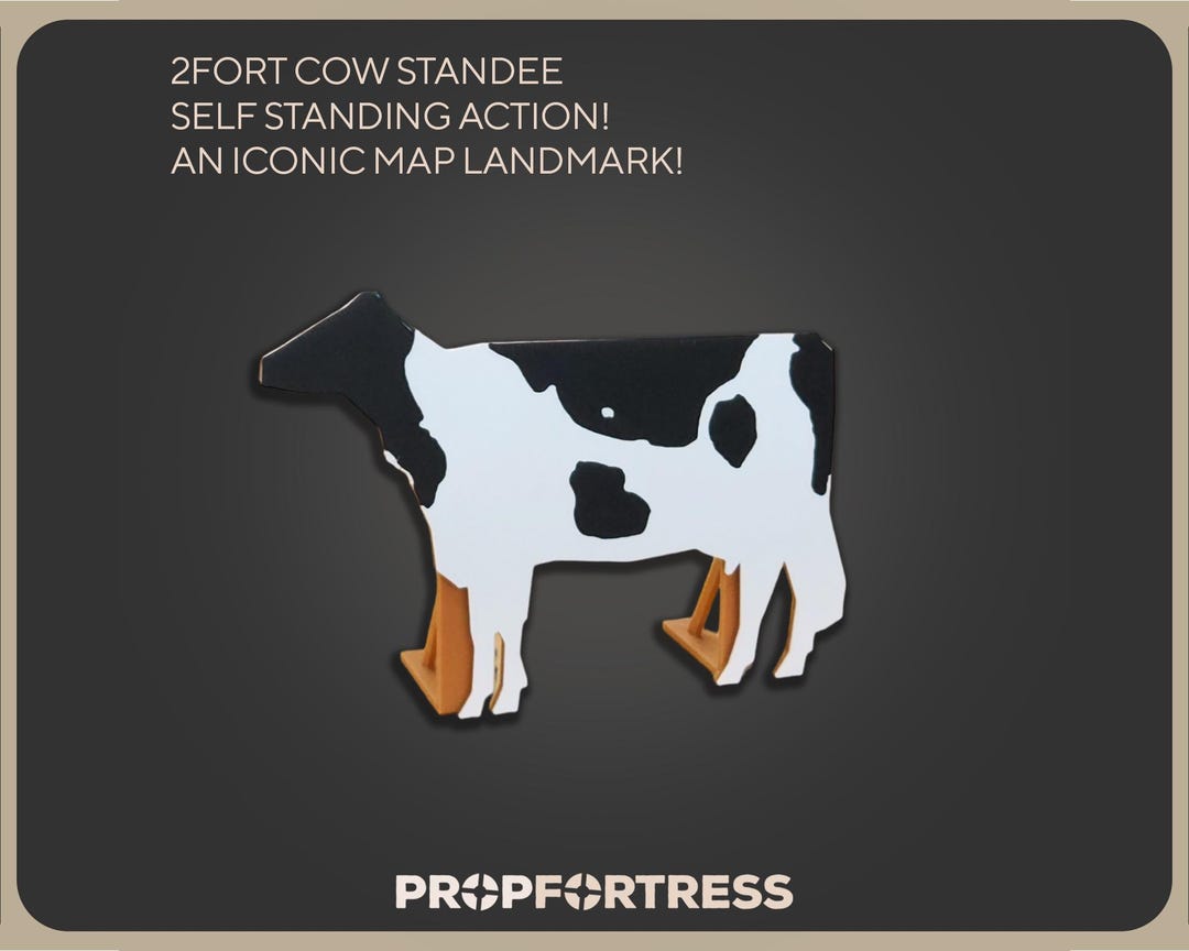 Team Fortress 2 Ctf_2fort Cow Standee | 3D Printed Mini TF2 Statue - Etsy