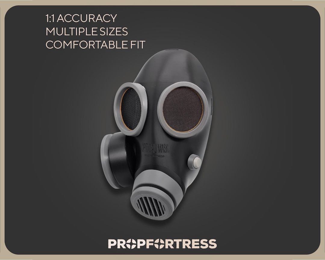 Pyro Gas Mask: 3D Printed Wearable Replica Cosplay Prop, S/M/L (team ...