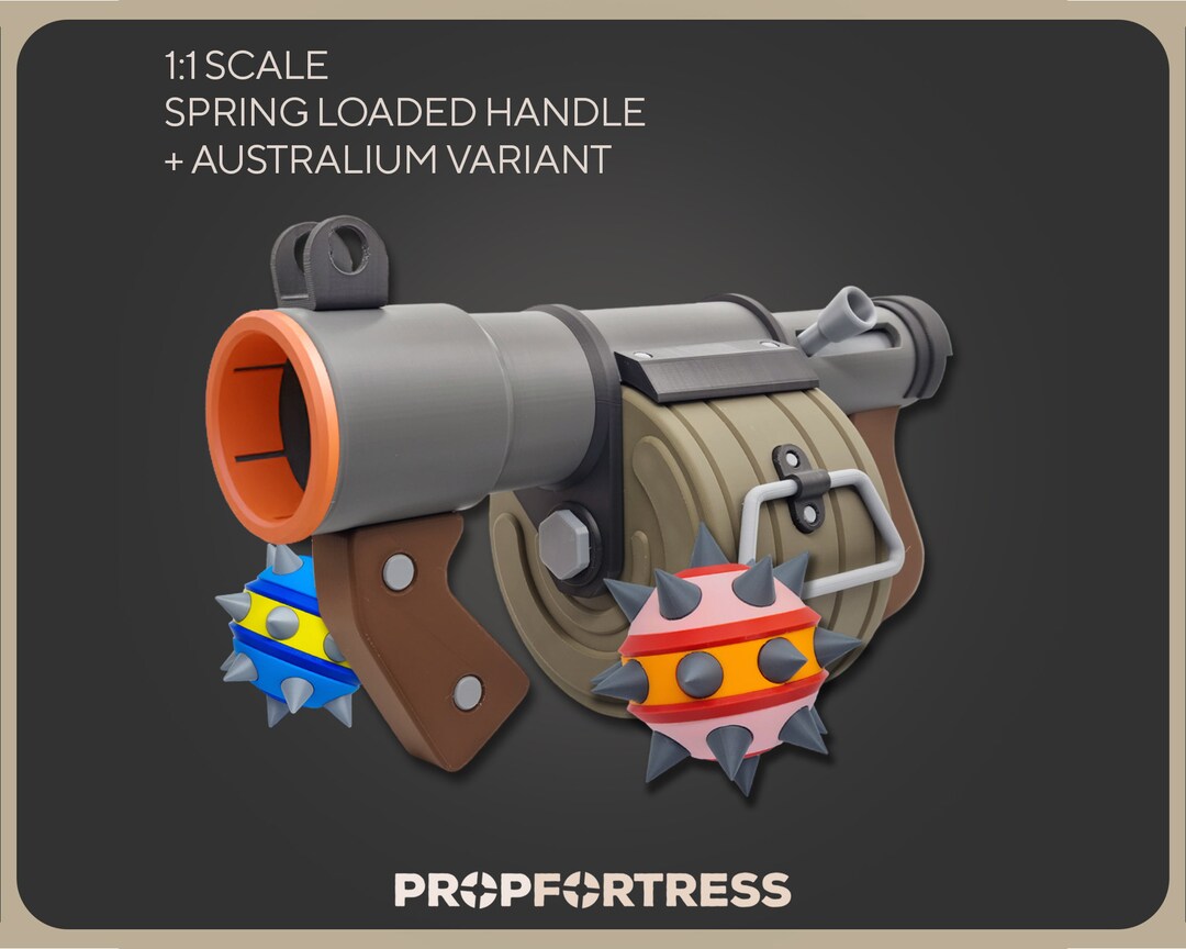 Stickybomb Launcher team Fortress 2/TF2 1:1 Replica / Demoman Cosplay ...