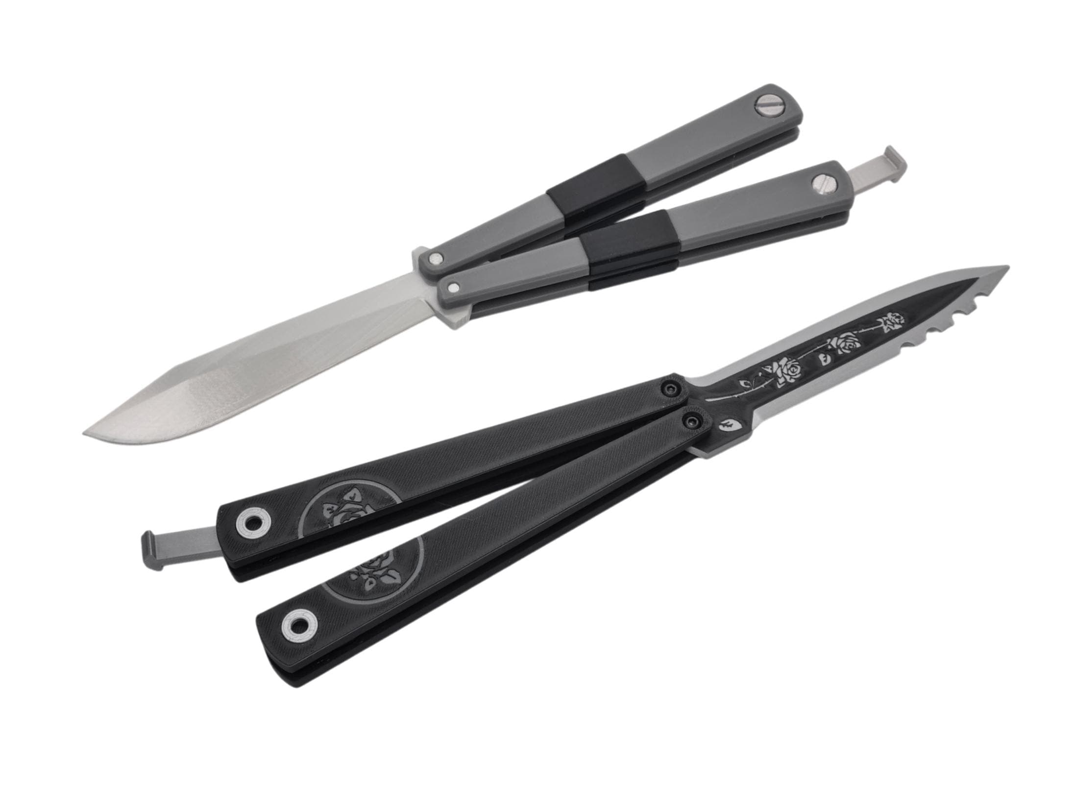 Black Rose: 3D Printed Spy Replica Cosplay Butterfly Knife Prop (team ...