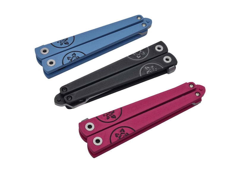 Black Rose: 3D Printed Spy Replica Cosplay Butterfly Knife Prop (team ...