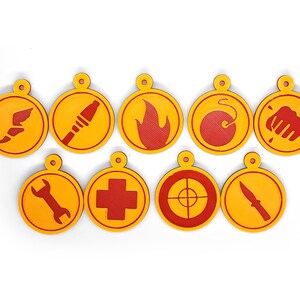 Team Fortress 2/TF2 Class Token Keychains - Etsy