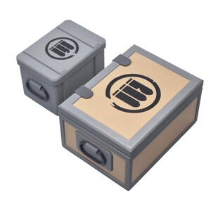 Ammo Box Storage Container - Small/med: 3D Printed Replica Prop (team ...