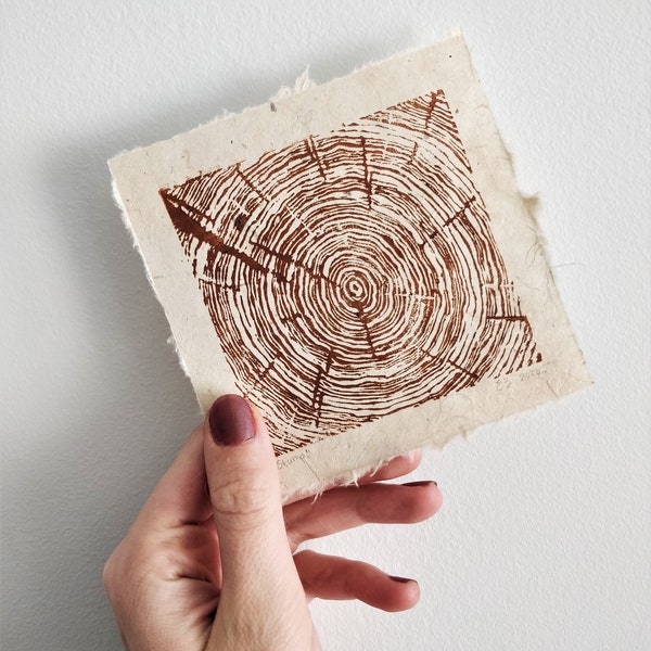 Lino Tree Print - Etsy