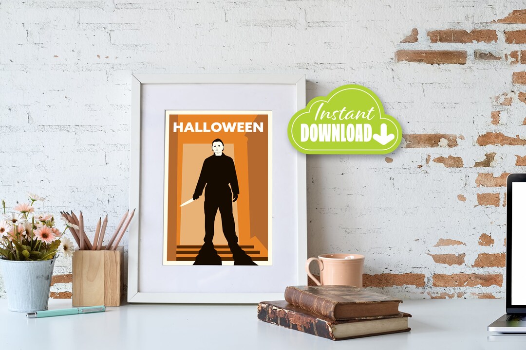 Horror Movie - Halloween - Minimalist Poster - DIGITAL DOWNLOAD VERSION ...