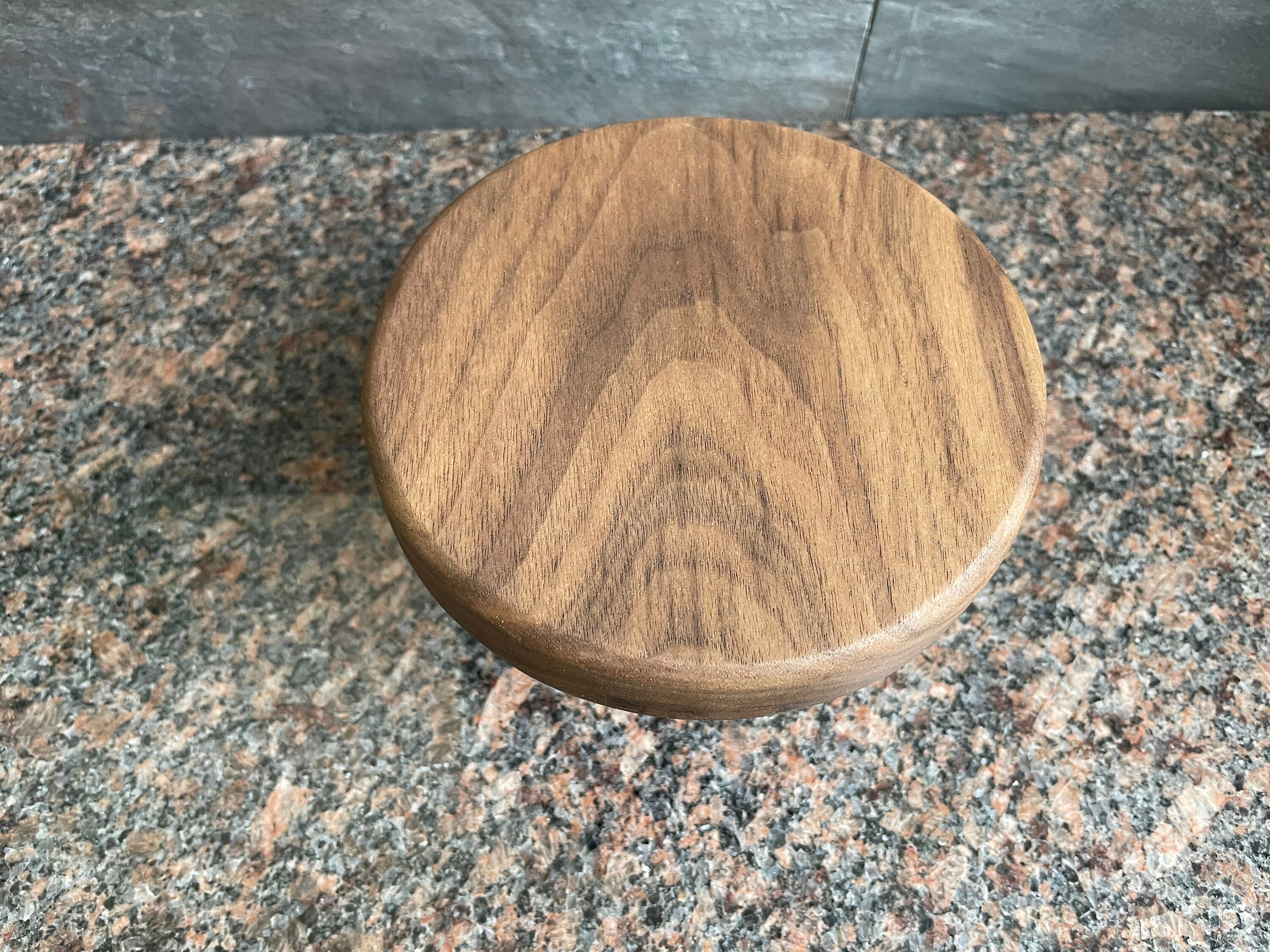 Walnut Plant Stool. Small Handmade Black Walnut Three Leg - Etsy Canada