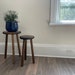 Handmade Solid Pine Decorative Stools. Plant Stools. Plant Stand. Three ...