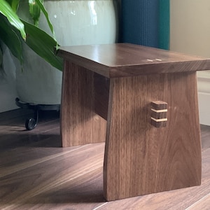 Black Walnut Step Stool. Foot Stool. Kids Stool - Etsy