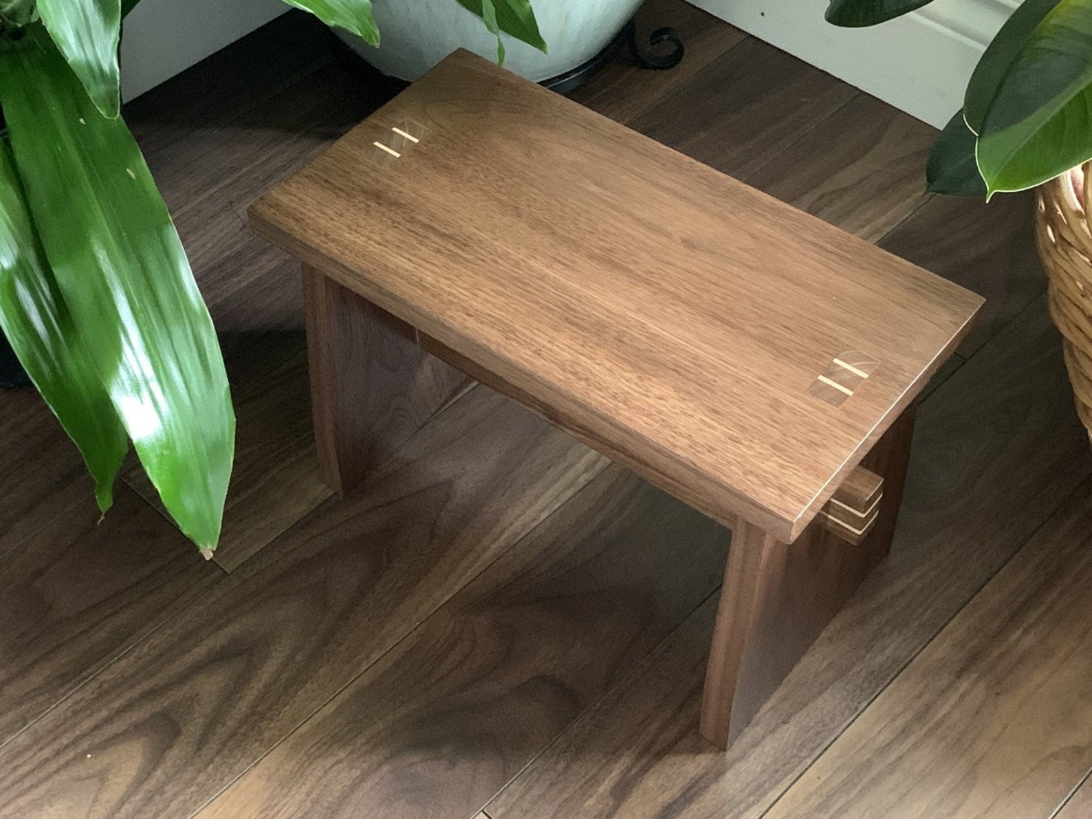 Black Walnut Step Stool. Foot Stool. Kids Stool - Etsy