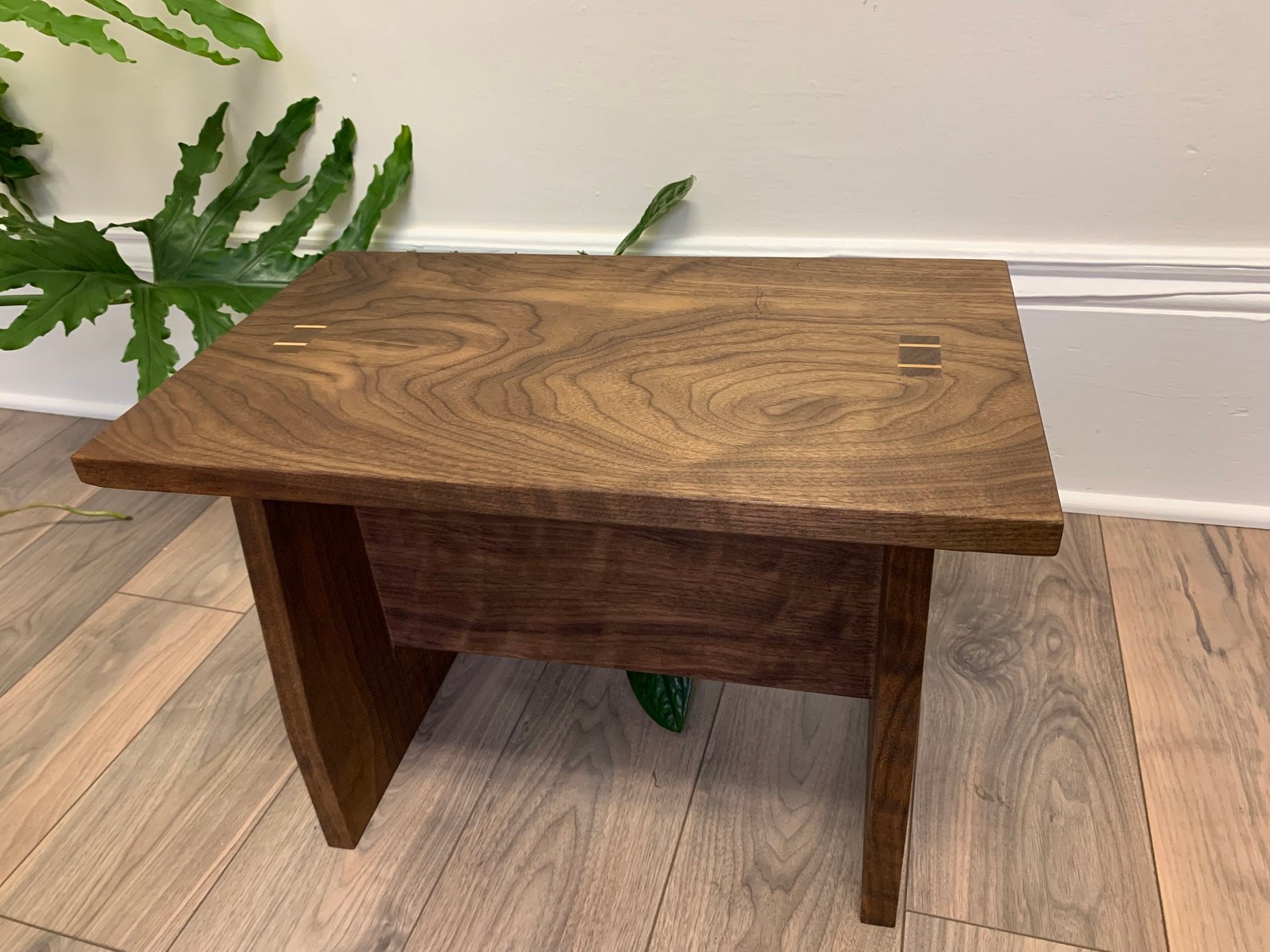 Black Walnut Stool or Side Table. Large Stool, Medium Table or Small ...