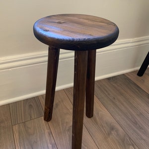 Handmade Solid Pine Decorative Stools. Plant Stools. Plant Stand. Three ...