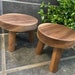 Walnut Stool, Small Live Edge Walnut Stools, Three Leg - Etsy