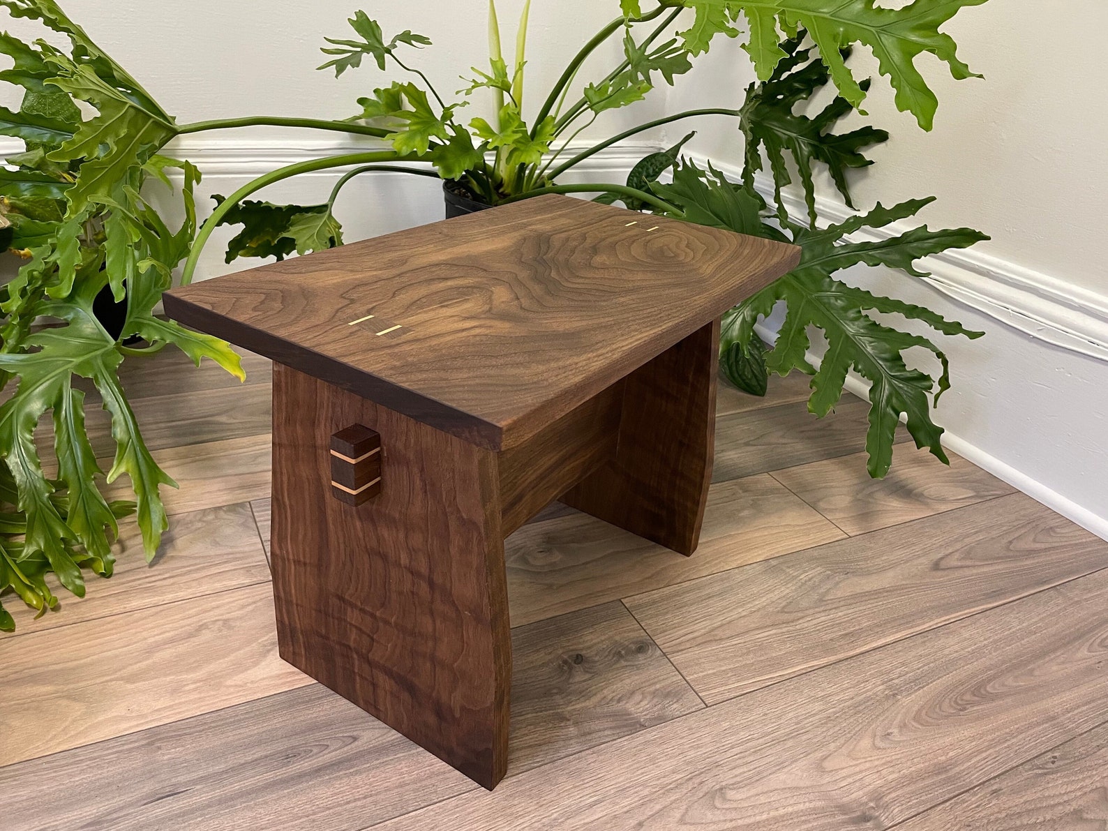 Black Walnut Stool or Side Table. Large Stool, Medium Table or Small ...