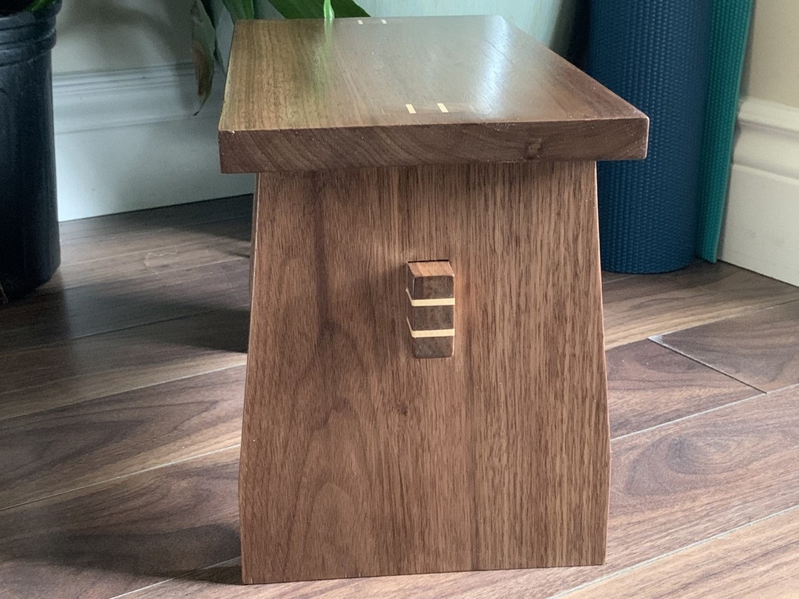 Black Walnut Step Stool. Foot Stool. Kids Stool - Etsy