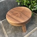 Walnut Stool, Small Live Edge Walnut Stools, Three Leg - Etsy