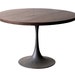 Round Walnut Table. Build Your Own Round Table. Metal or Hardwood Legs ...