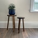 Handmade Solid Pine Decorative Stools. Plant Stools. Plant Stand. Three ...