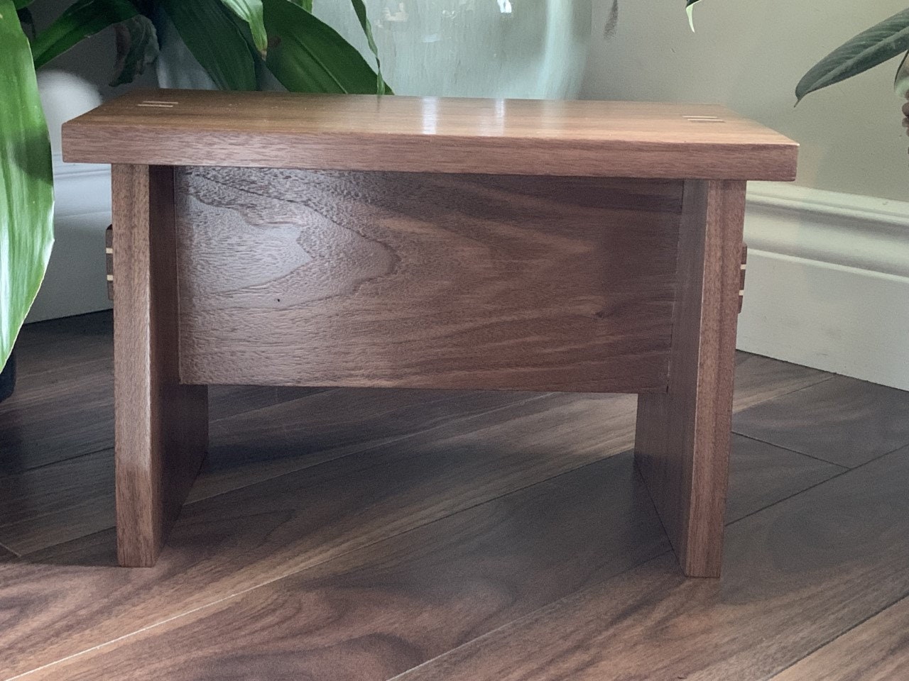 Black Walnut Step Stool. Foot Stool. Kids Stool - Etsy