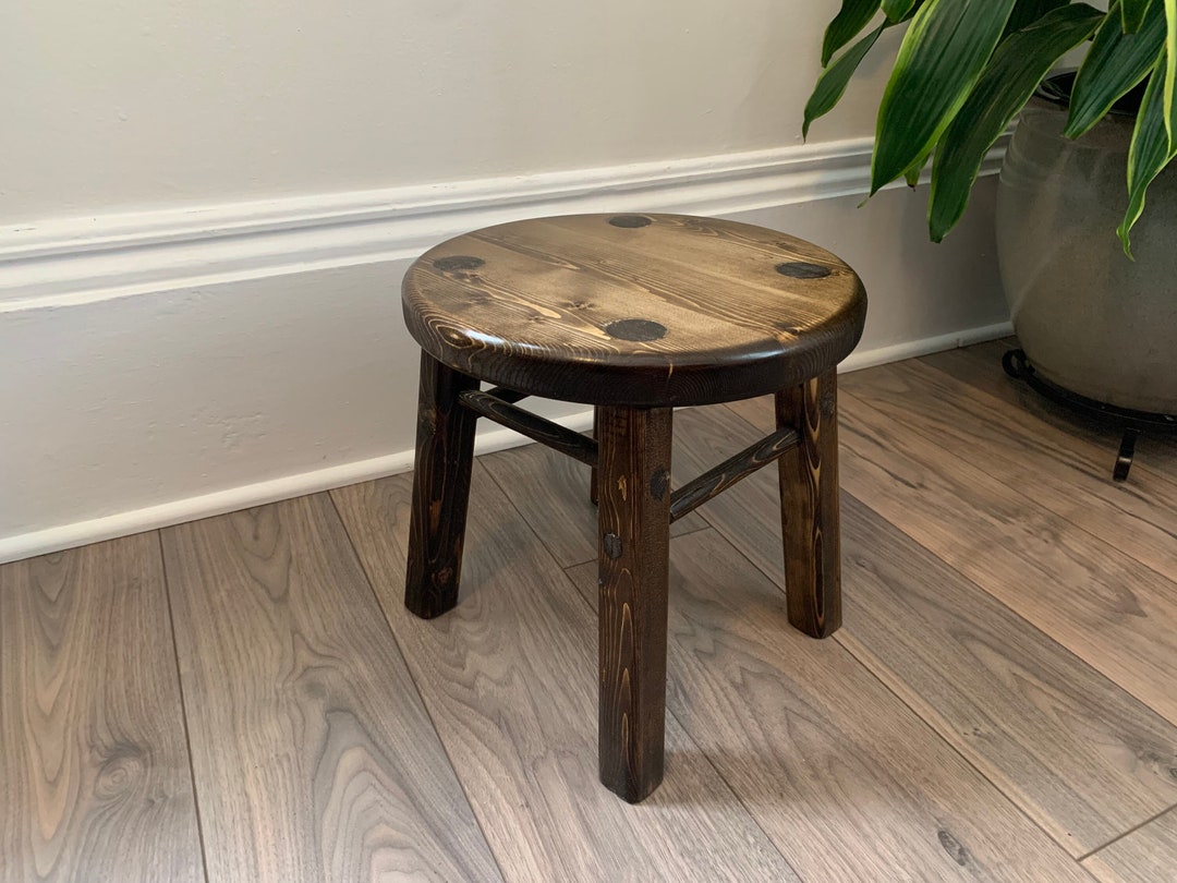 Handcrafted Kids Stool, Step Stool, Solid Canadian Spruce Softwood ...