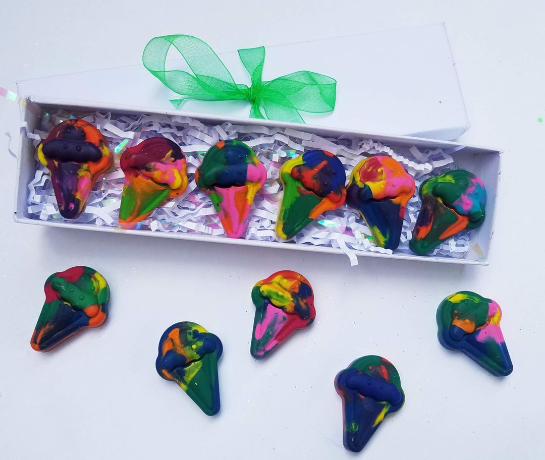 Rainbow-crayons-ice Cream Crayon- Gift-kids Christmas Gift-birthday ...