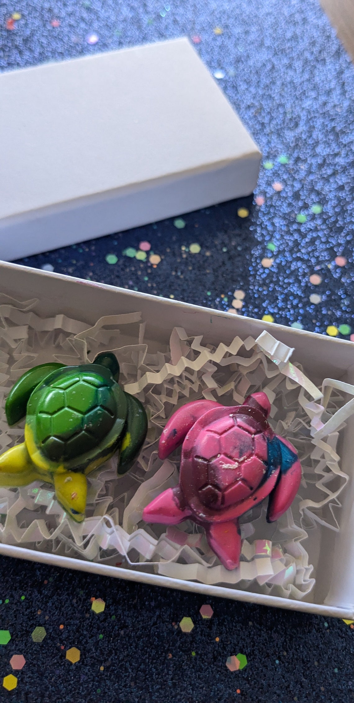 Turtle Crayons Set of 6-crayon Gift-kids Christmas Gift-birthday Gift ...